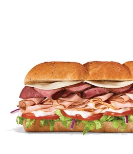 Subway Ham Sandwich